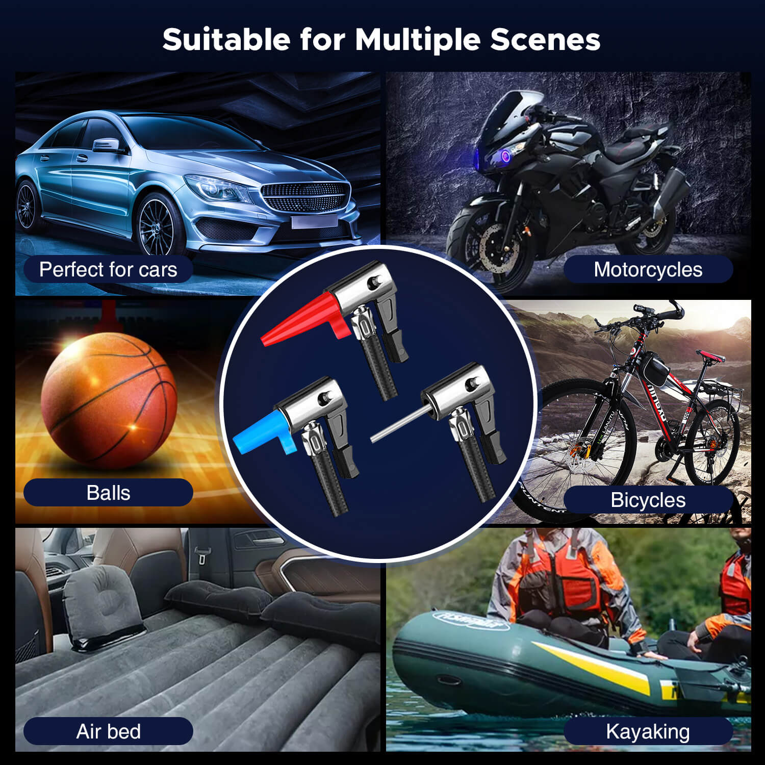 TI46 Triangle Tire Inflator, 12V 150PSI Air compressor – Andeman